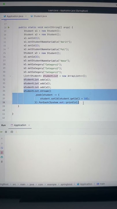 Java Streams Peek Operation Youtube