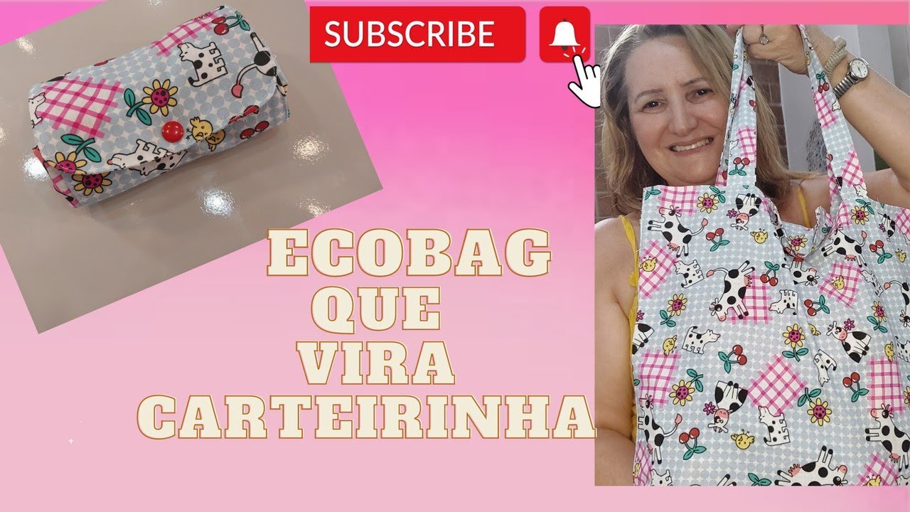 Venha fazer esta linda ecobag comigo. - YouTube