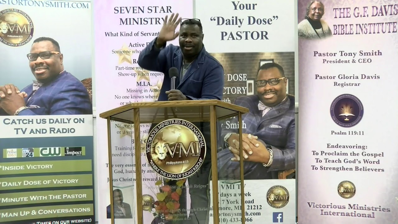 Building My Hunger for God - Pt. 2 | Pastor Tony Smith | Wednesday 01-8 ...