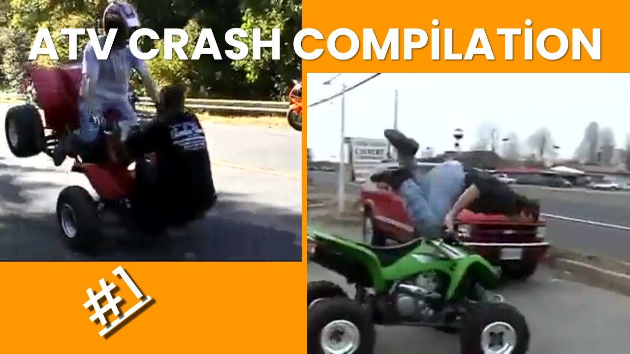 ATV CRASH COMPİLATİON / KOMİK ATV KAZALARI #1 - YouTube
