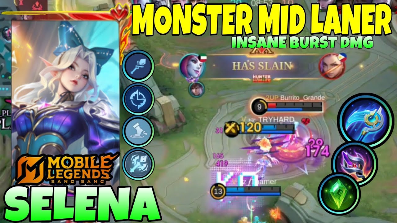 Selena Best Build and Emblem 2025 pt.456 - Build Top 1 Global Selena ...