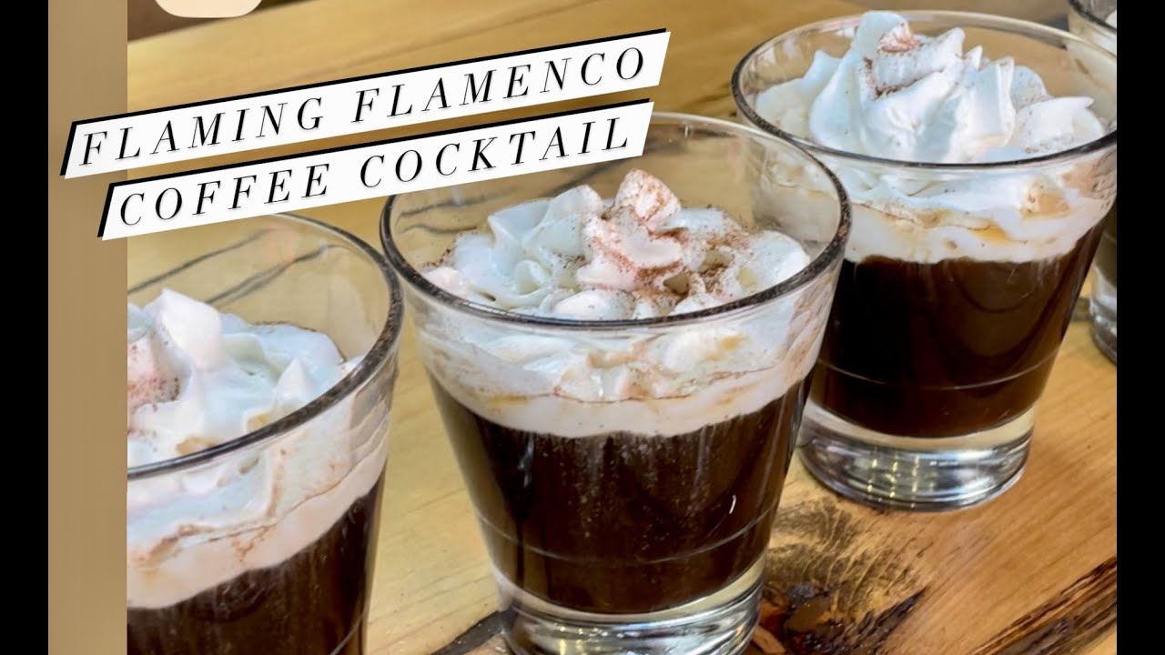 Making a Flaming Flamenco Coffee at Mochica Peruvian Restaurant - YouTube