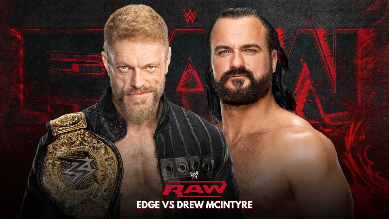 Raw 59 : Edge vs Drew Mcintyre - YouTube