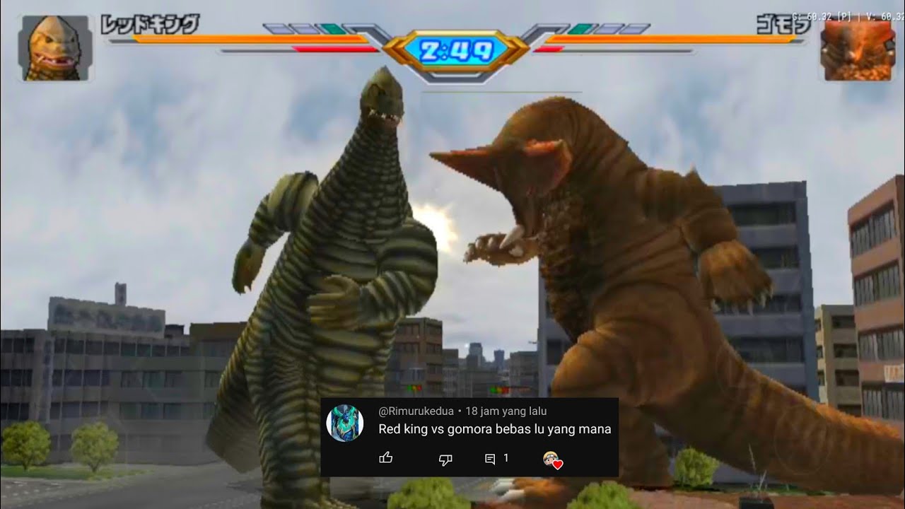 RED KING VS GOMORA - ULTRAMAN FIGHTING EVOLUTION 3 #ultramanfe3 - YouTube