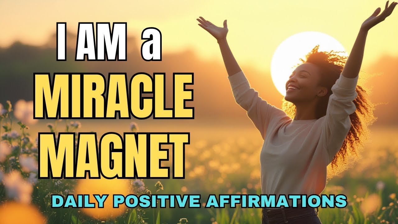 I AM A Miracle Magnet | Positive Morning Affirmations for Abundance and ...