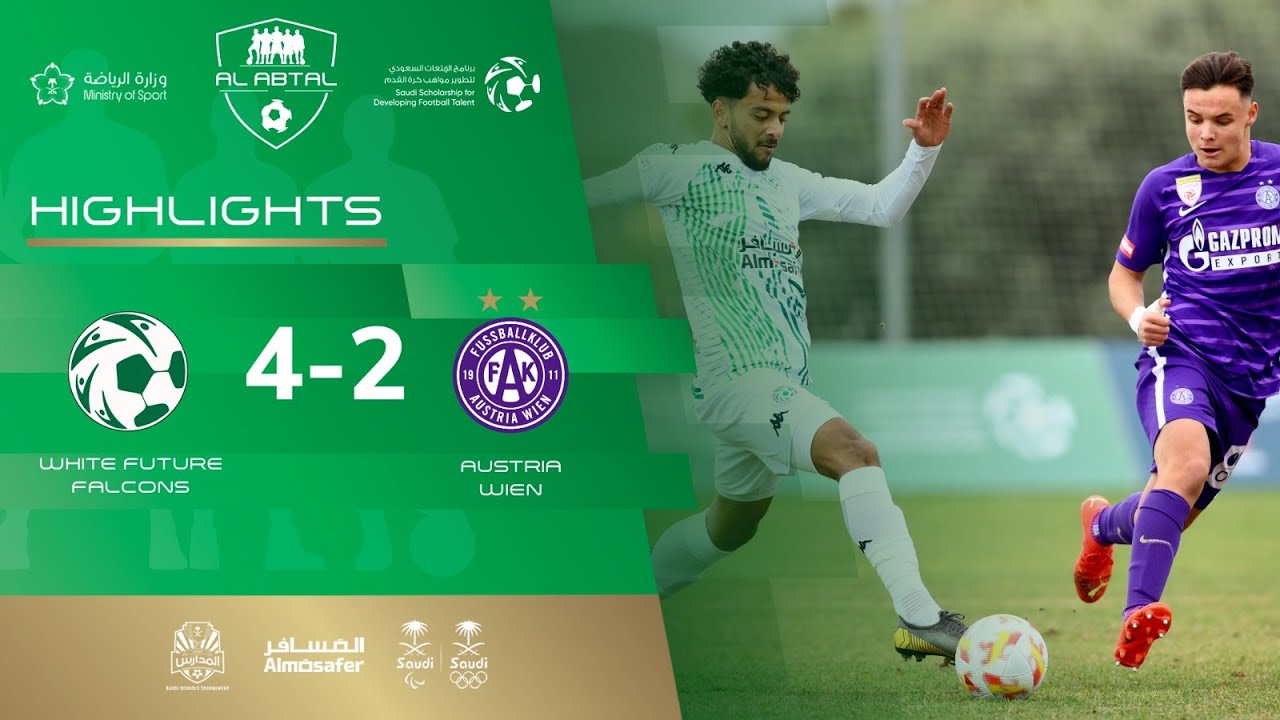 HIGHLIGHTS | WHITE FUTURE FALCONS 4 - 2 AUSTRIA WIEN - YouTube