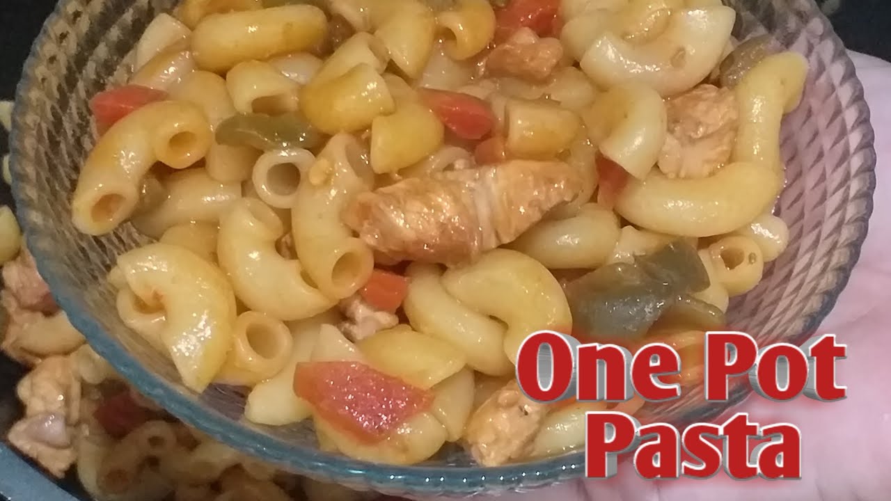one pot pasta| easy pasta recipe| macroni pasta|my cooking style - YouTube