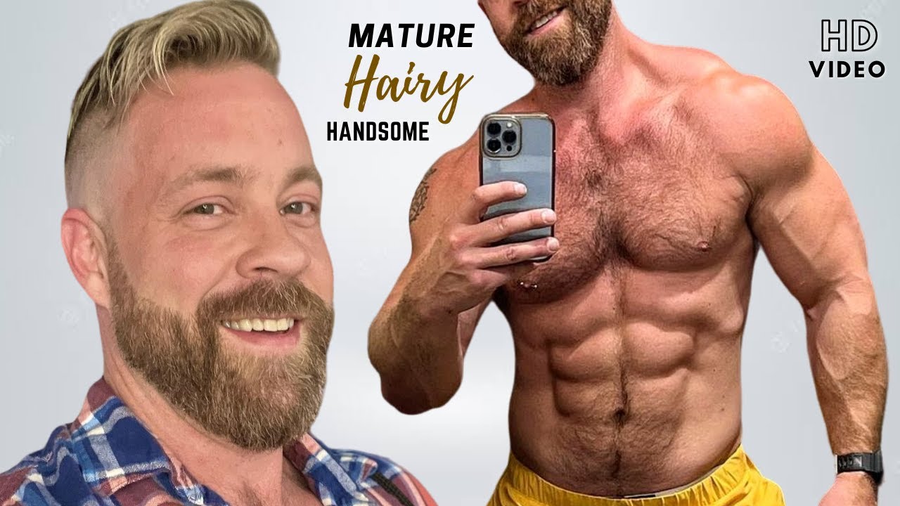 Mature Hairy Handsome Bodybuilder | Fitness - YouTube