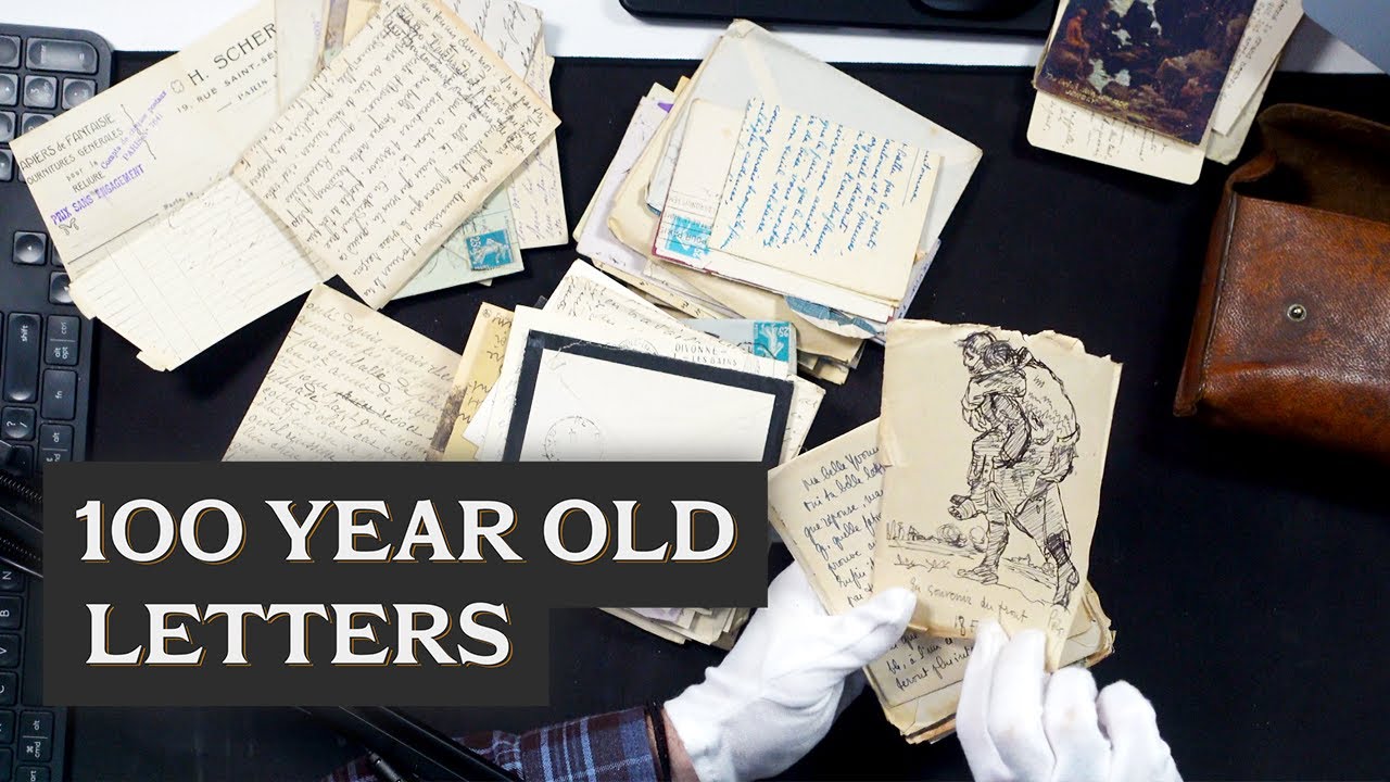 I Opened 100 Year Old Letters . . . - YouTube