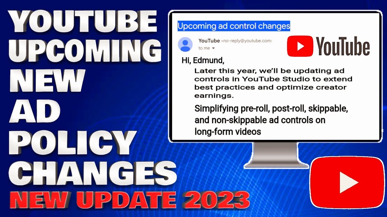 Starting in November Youtube Upcoming Ad Control Changes To Optimize ...