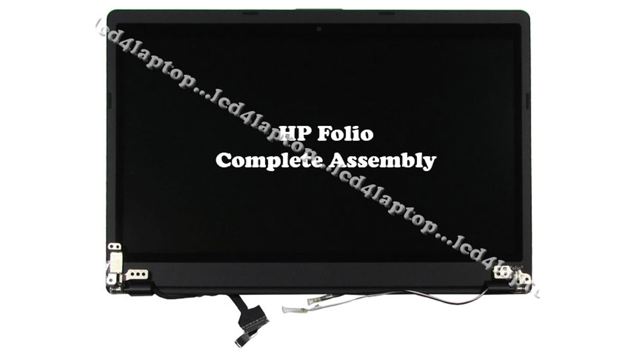 HP Folio 13 Laptop Screen Complete LCD Assembly - YouTube