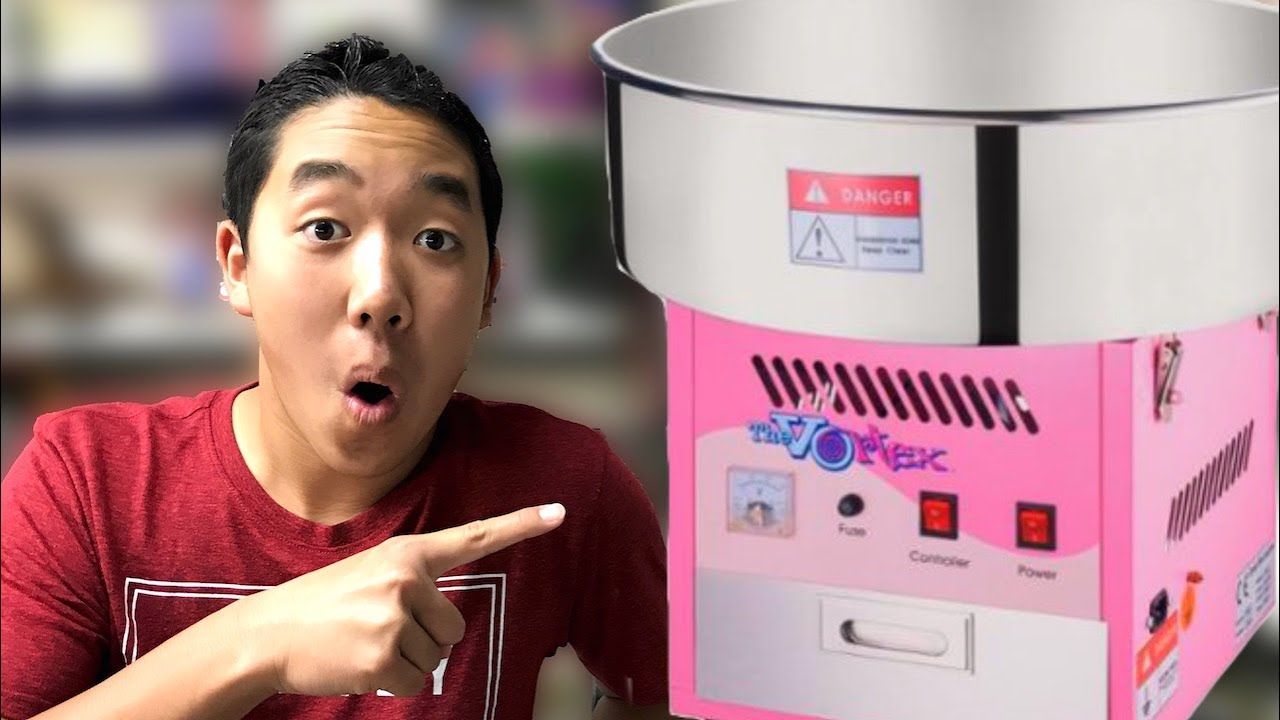 DANGEROUS COTTON CANDY MACHINE!?!? - YouTube