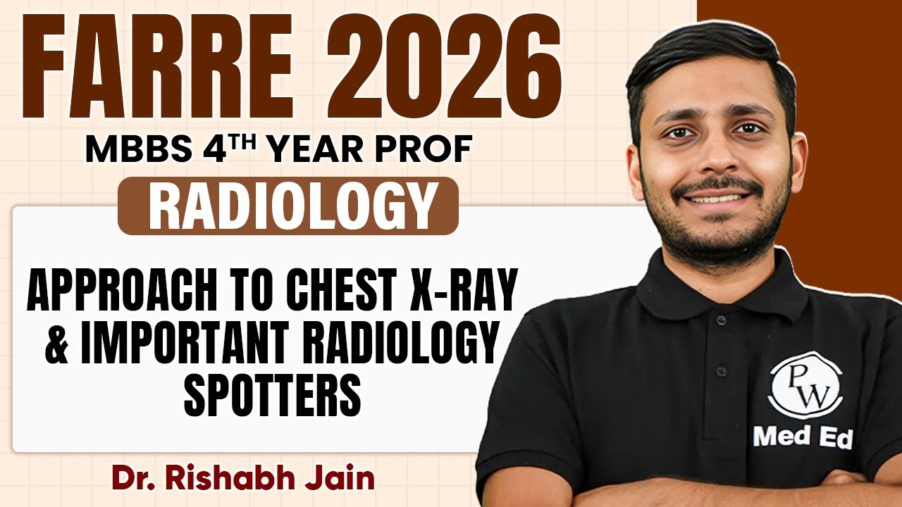 Chest X-Ray & Spotters | Radiology | MBBS 4th Year | Farre Series | Dr ...
