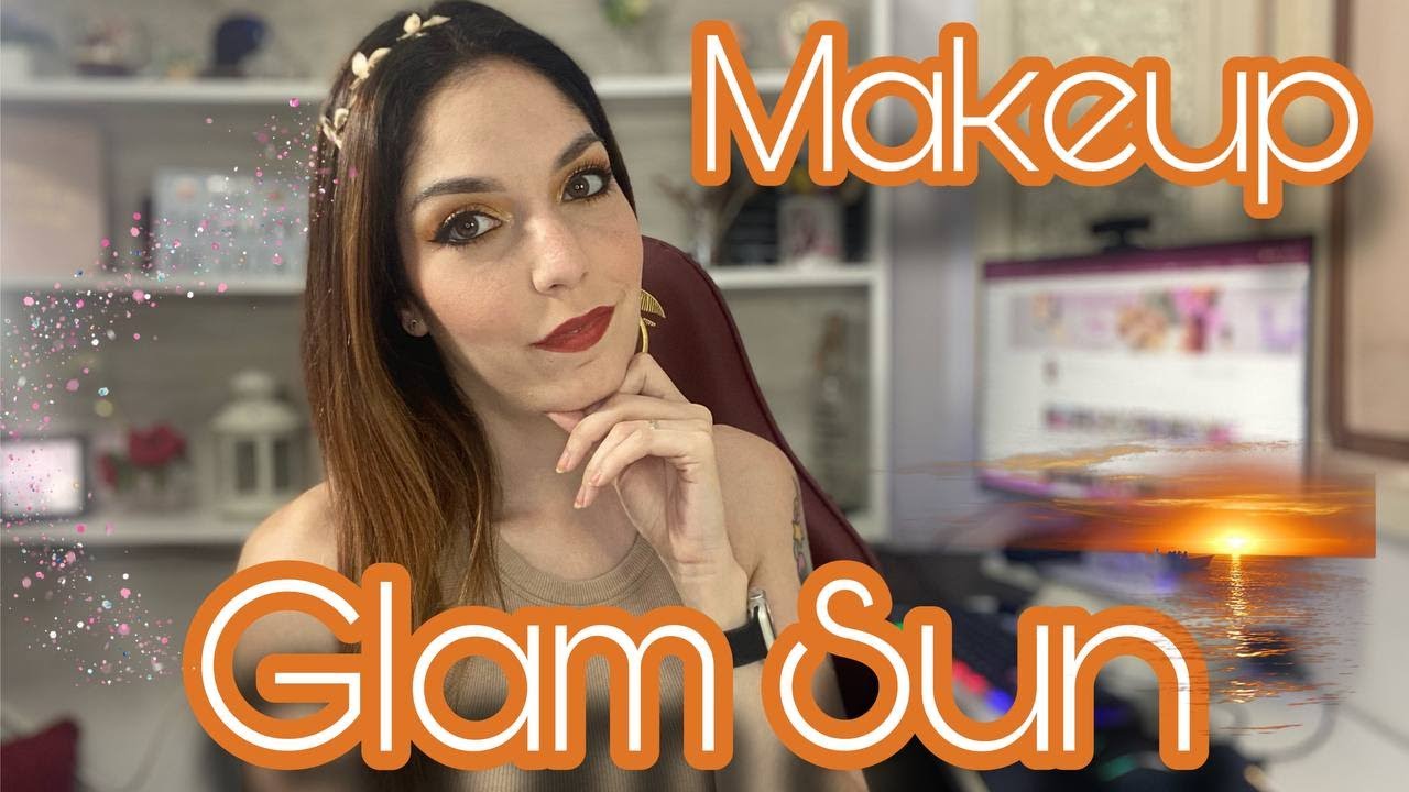 MAKEUP GLAM SUN| MAQUILLAJE EN NARANJA CON BRILLO| EL TOCADOR DE JEZA ...
