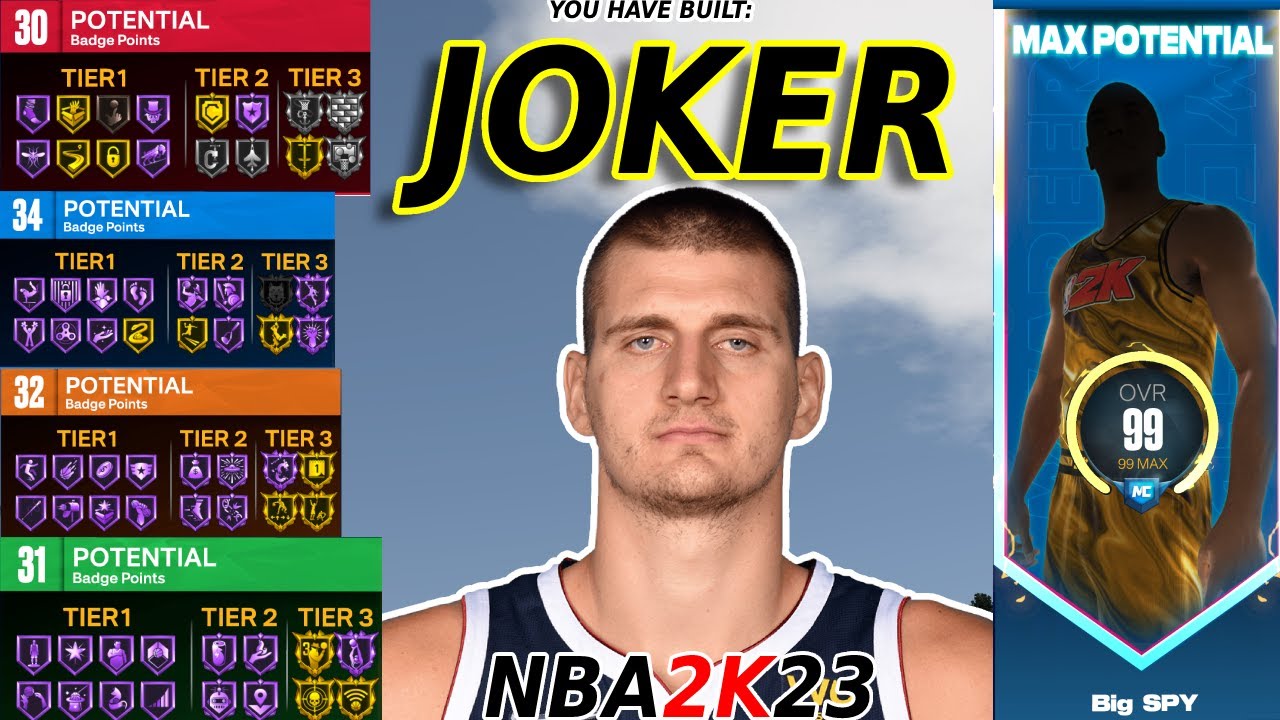 I HAVE MADE NBA PLAYER NIKOLA JOKIC BUILD IN NBA 2K23 (EASTER EGG BUILD ...