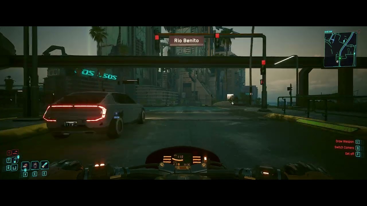 Cyberpunk 2077 Jackie's Arch 1st person POV - YouTube