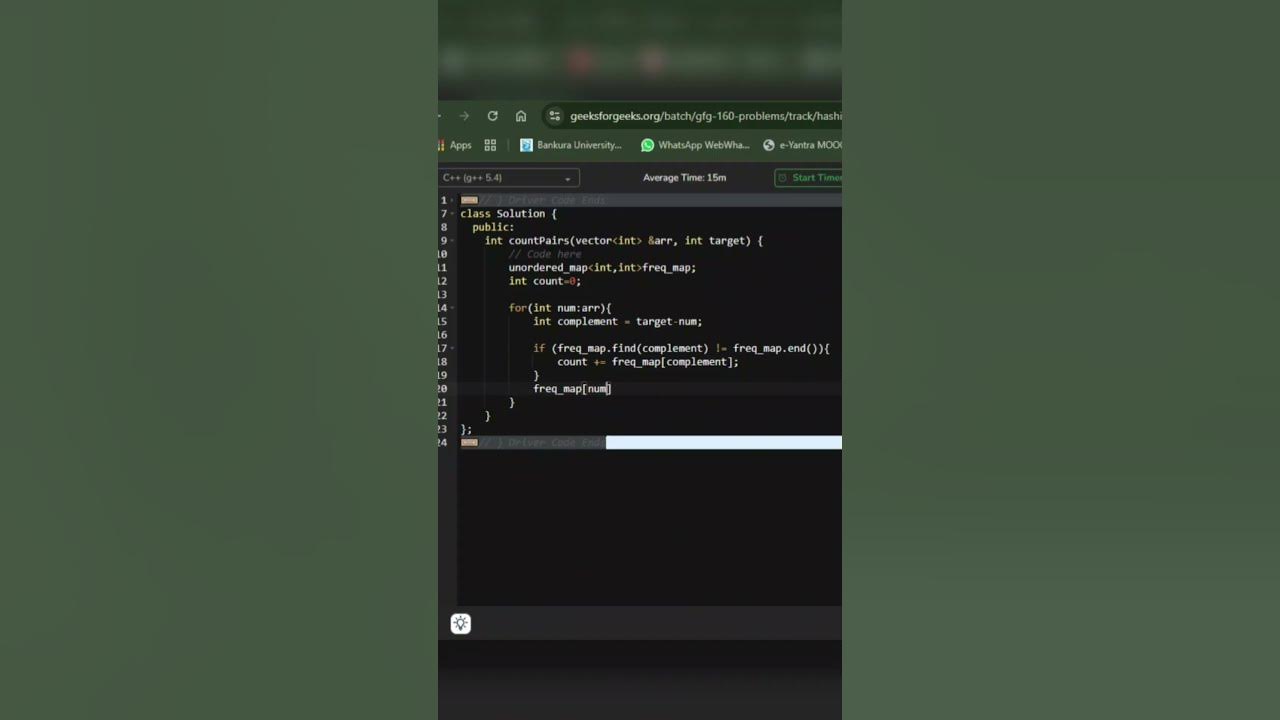 GFG POTD Day 43 #thecoder #coding #gfgproblemoftheday #viralreels #viralshorts #sorts #reels # ...