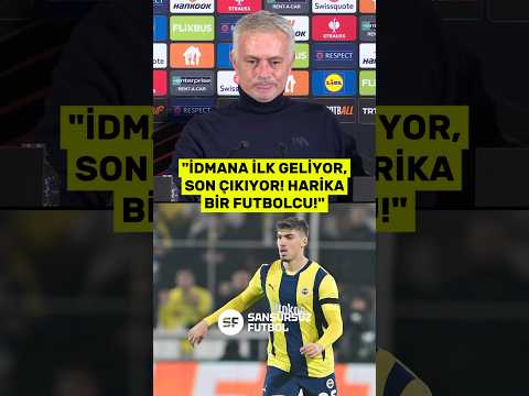 Mourinho, Yusuf Akçiçek'e övgüler yağdırdı! \