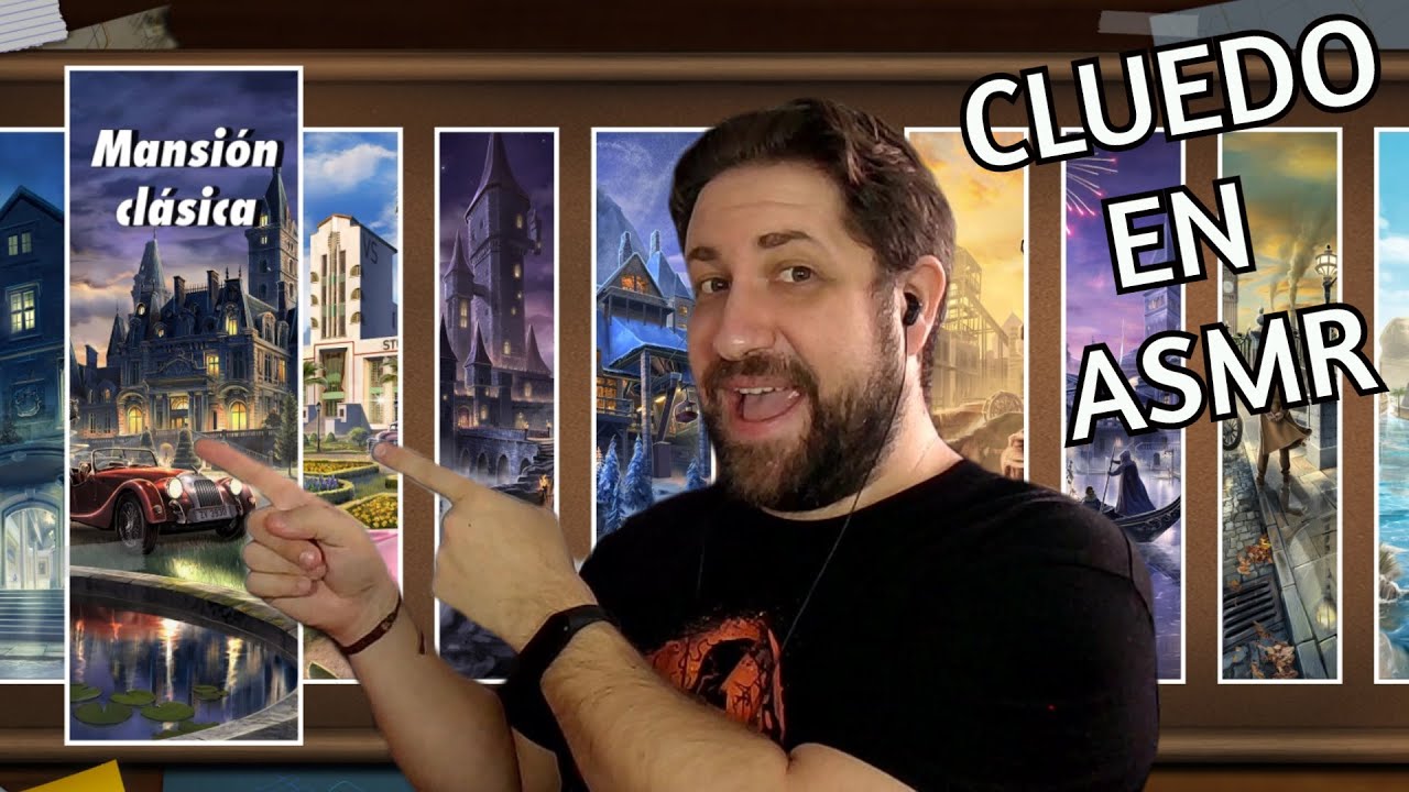 ASMR VISUAL - CLUEDO THE CLASSIC MYSTERY (TABLERO MANSIÓN TUDOR) - YouTube