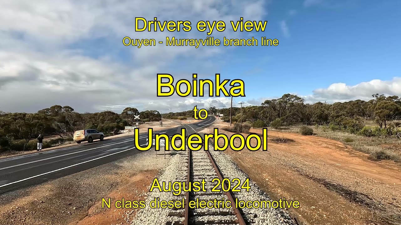 Drivers eye view, Boinka to Underbool, Aug 2024 - YouTube