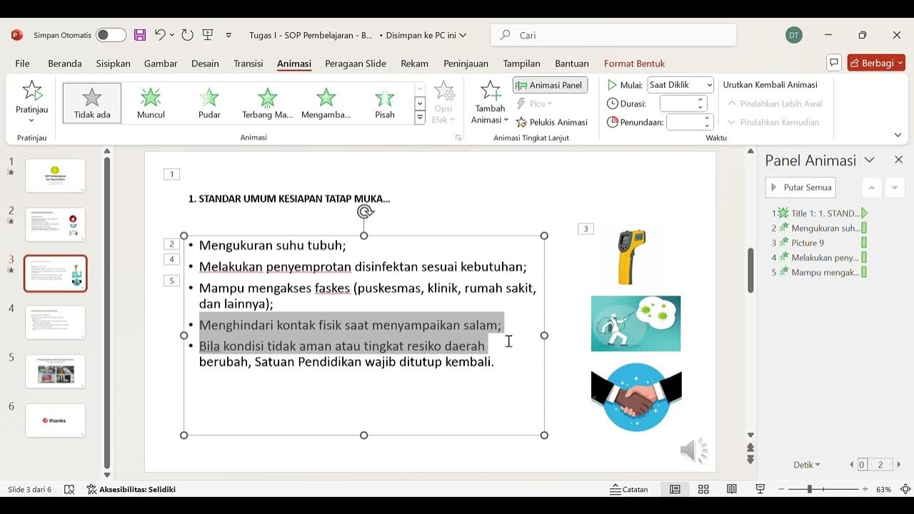How To Add Animations and Transition PPT - YouTube