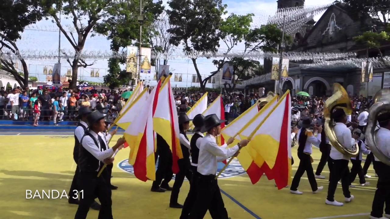 Santa Maria town fiesta bands parade - YouTube