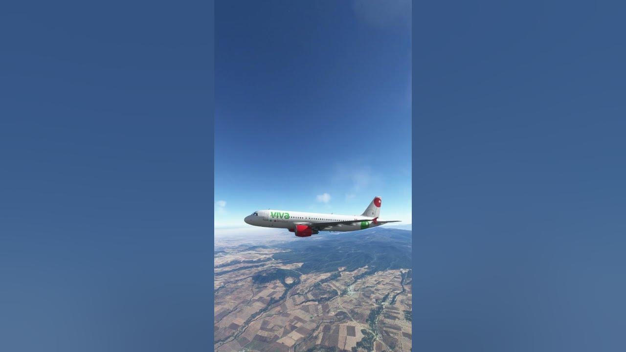 MSFS | Real World Viva Aerobus OPS + GSX Pro | MMMX-MMUN| Fenix A320 | TCA Thrustmaster #shorts ...