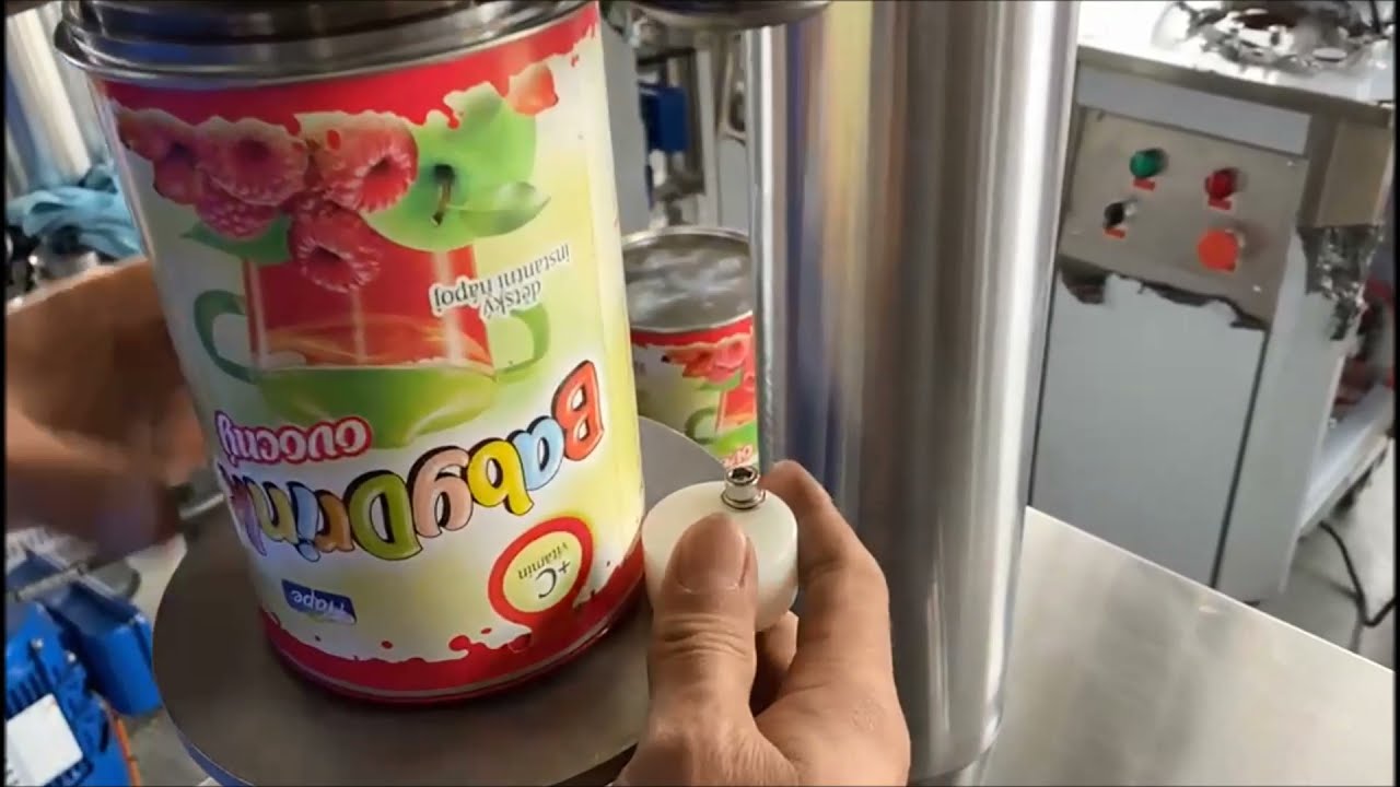 How to change can seaming machine seaming chuck and adjust difference ...