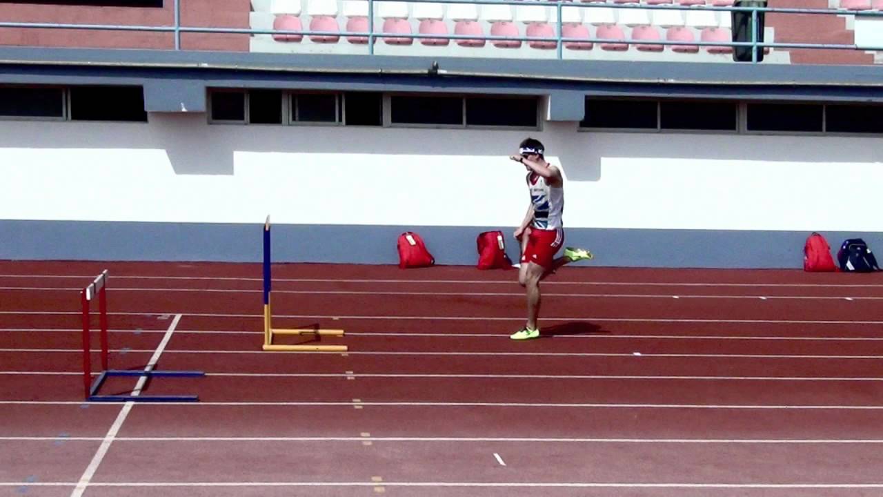 Track And Field Hurdles Side View