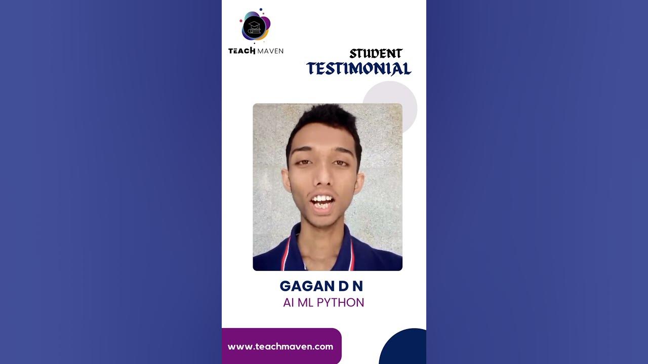 TeachMaven AI & ML program | Career Growth | Data Science | Student Feedback | Teachmaven - YouTube