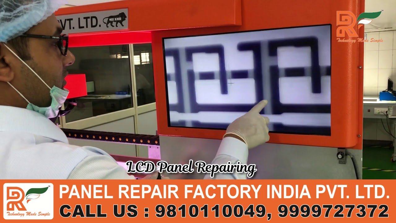 LCD /LED Repair Laser Machine - YouTube
