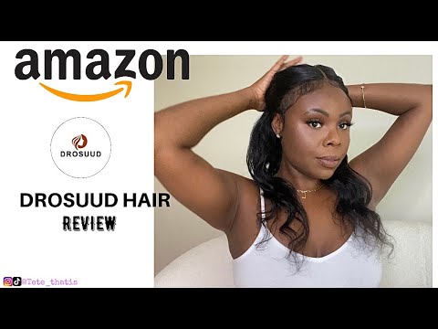 Amazon body wave 20” lace front REVIEW | DROSUUD HAIR 13 x 4