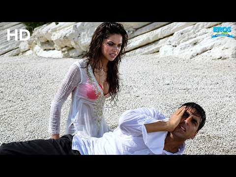 मैं तुम्हें बचाने की कोशिश कर रही हूँ…और तुम मुझे किस कर रहे हो? Housefull | Akshay & Deepika (HD)