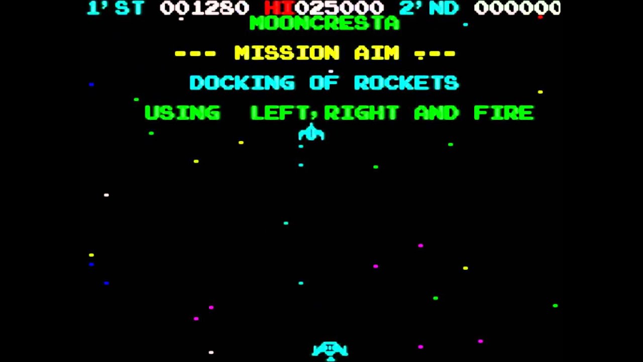 SPECTRUM 48K - MOON CRESTA - INCENTIVE - 1984 - YouTube