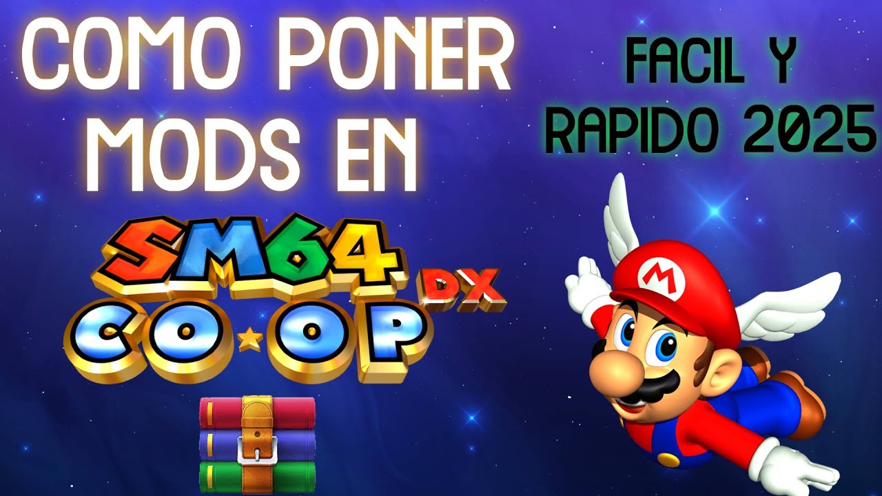 COMO INSTALAR MODS EN SM64 COOP DELUXE 🚀 (100% EFECTIVO 2025) - YouTube