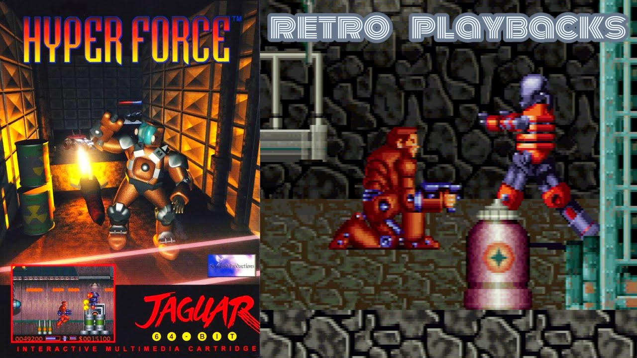 Hyper Force / Atari Jaguar CD/ RGB RetroTink 5x Pro - YouTube