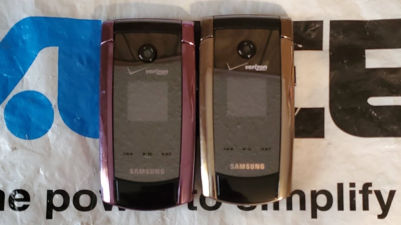 Verizon Wireless Samsung Gleam (SCH-U700) - YouTube