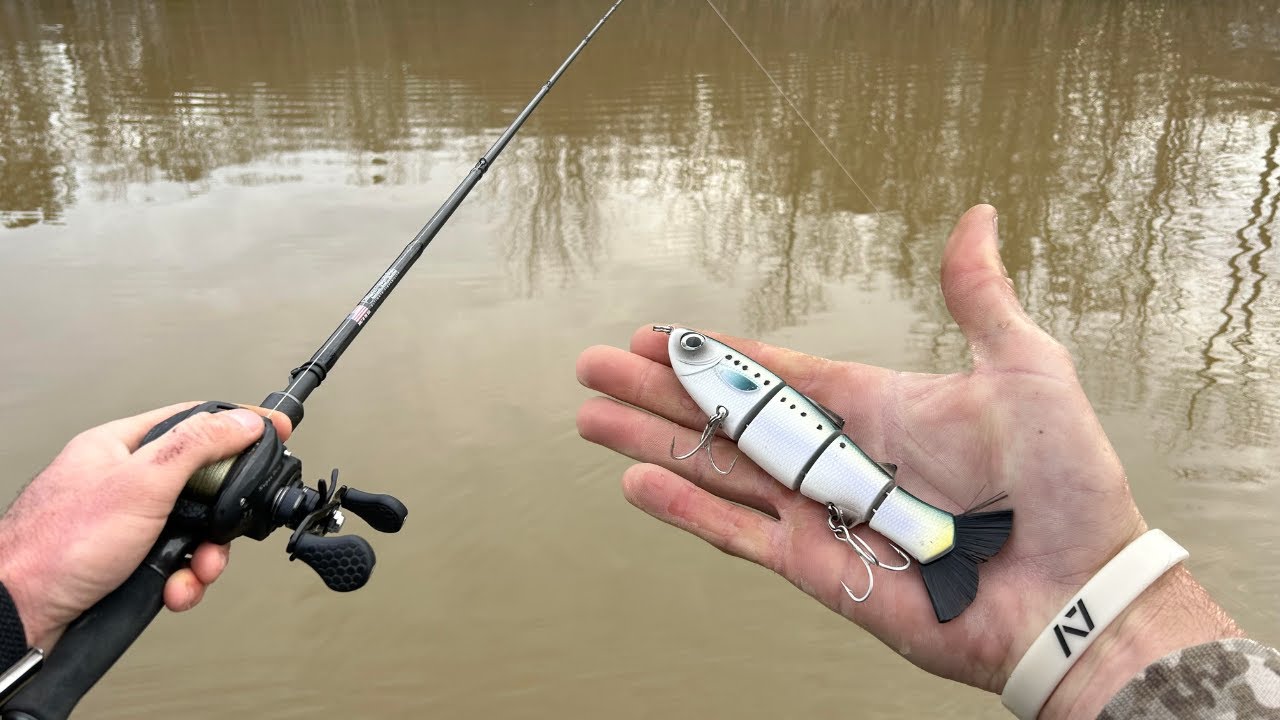 Fishing A SALTWATER Swimbait For Largemouth Bass - YouTube