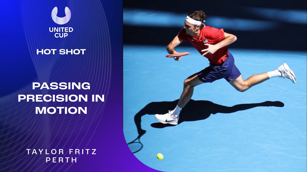 Taylor Fritz Hits Perfect Passing Shot | United Cup 2024 - YouTube