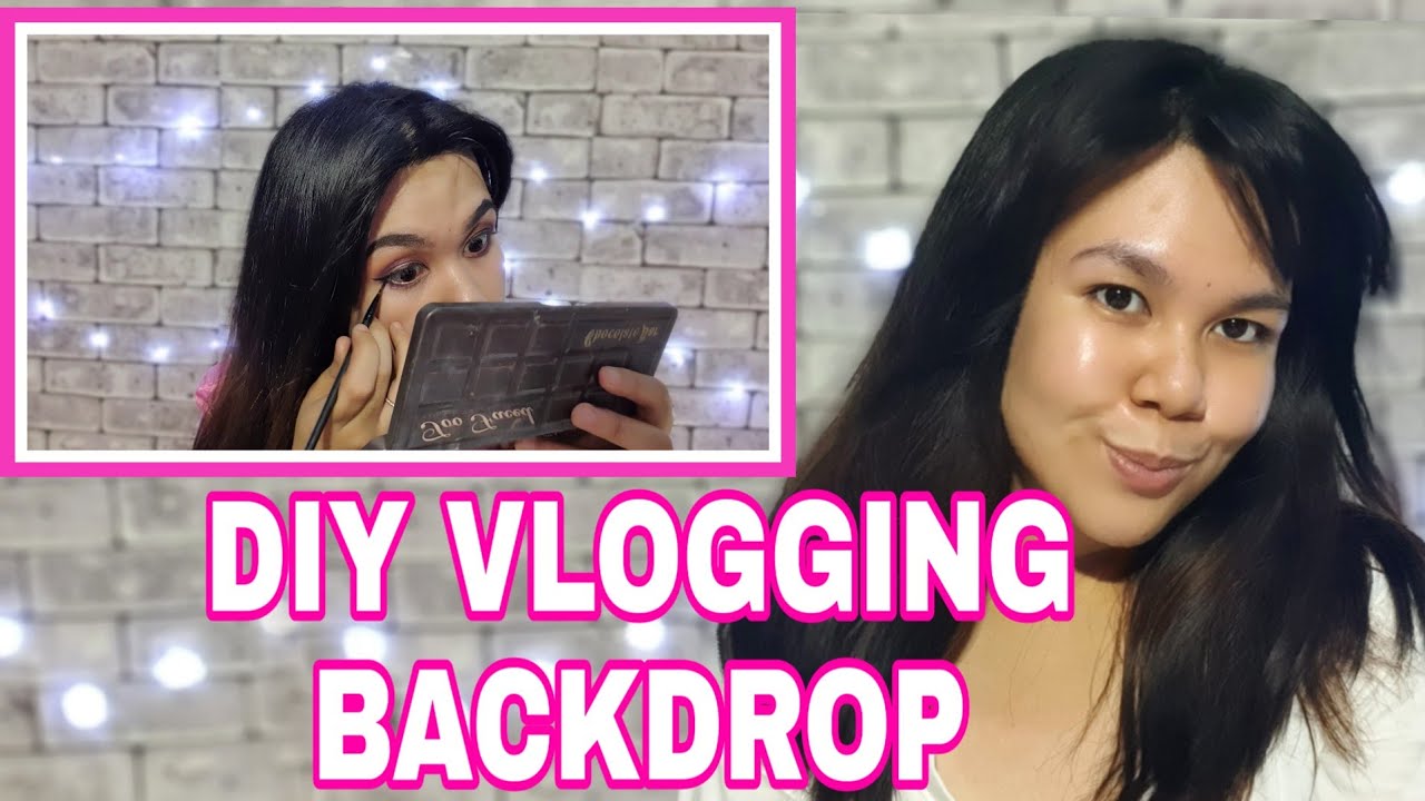 DIY VLOGGING BACKGROUND FOR YOUTUBE | HOW MUCH? | BRICK WALLPAPER ...