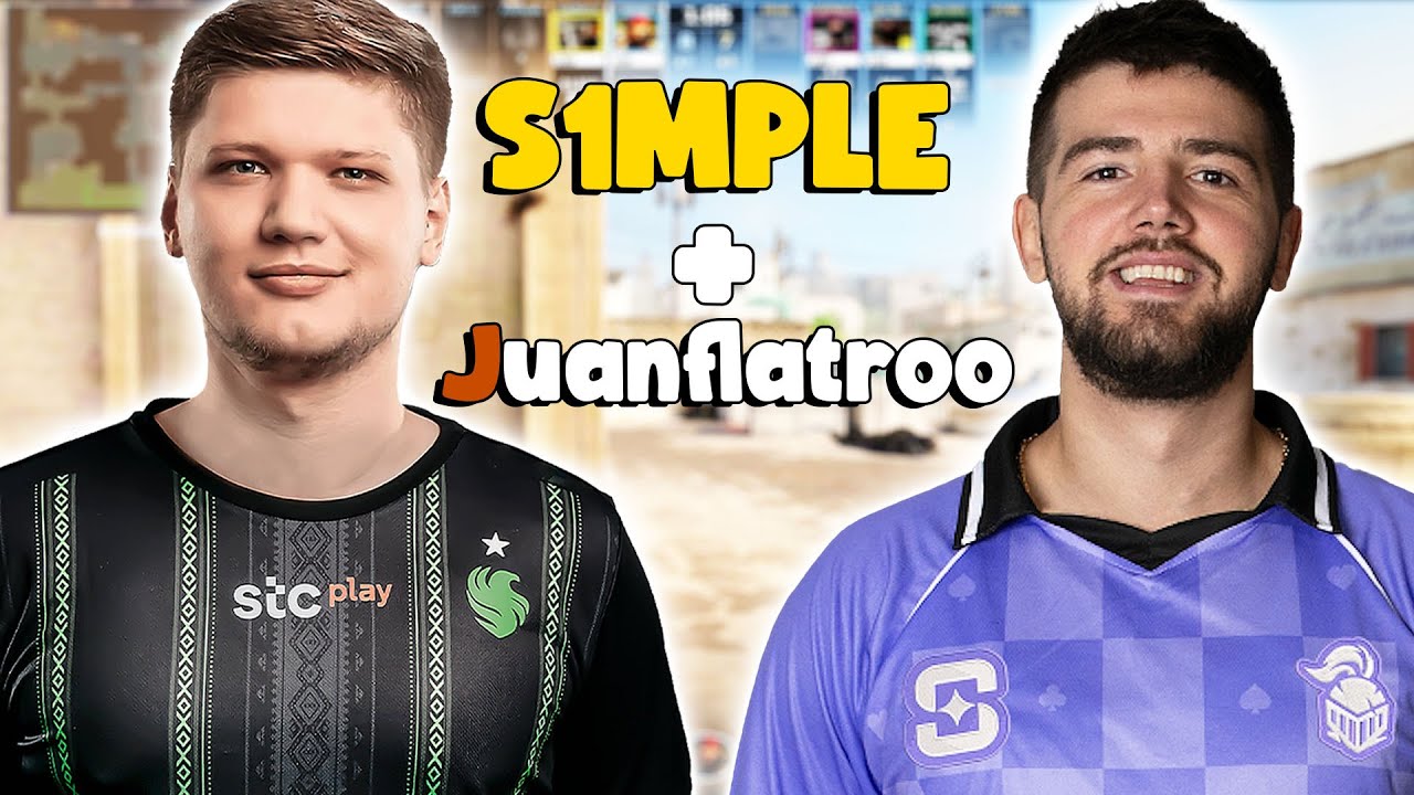 S1MPLE & JUANFLATROO FEARED DUO! - FACEIT CS2 POV w/ V-COMMS | 2025 # ...