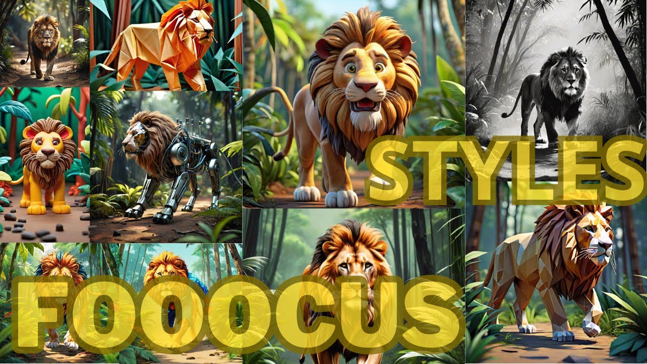 Fooocus - Styles - Sem mudar o Prompt você obtém imagens totalmente ...