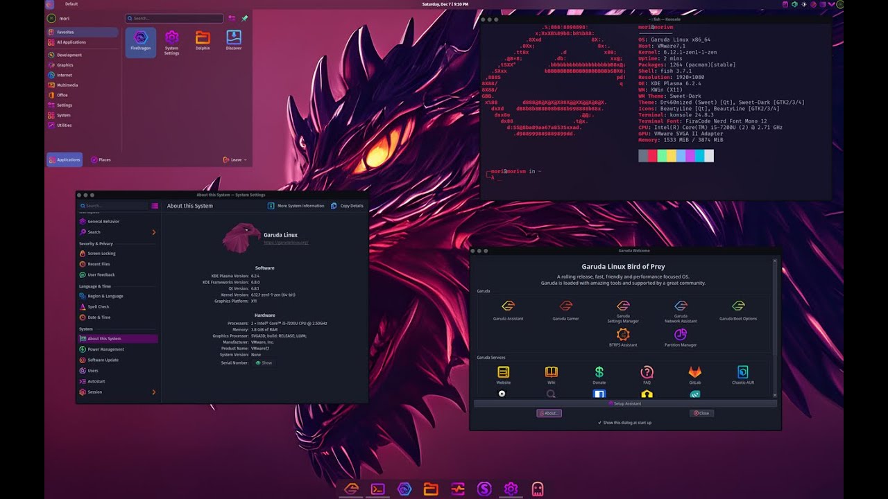 Garuda OS - The Arch Linux Gaming Distro? - YouTube