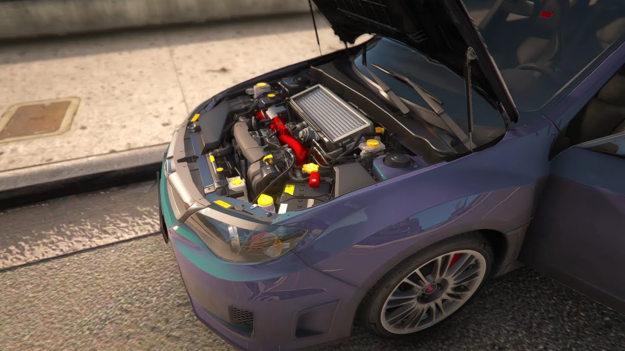 GTA 5 Mod - 2012 Subaru WRX STI Engine Sound - YouTube