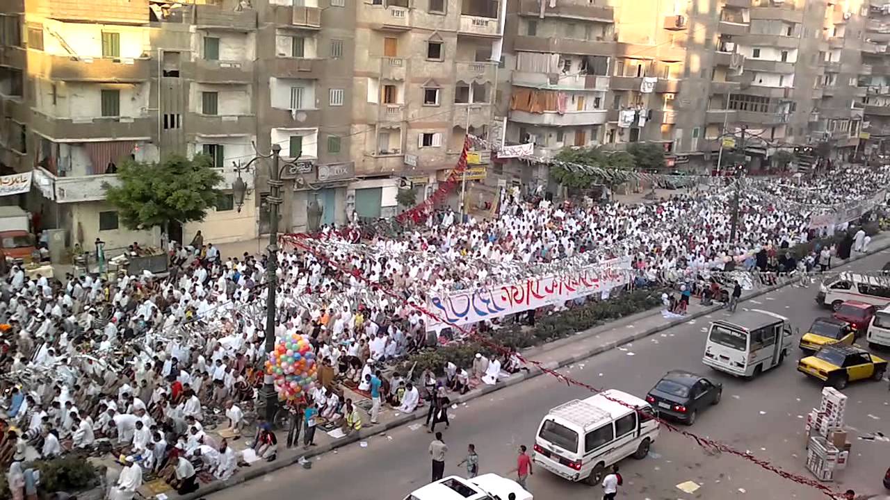 مصلى الدعوة السلفية في عيد الفطر العصافرة شارع 45 Youtube