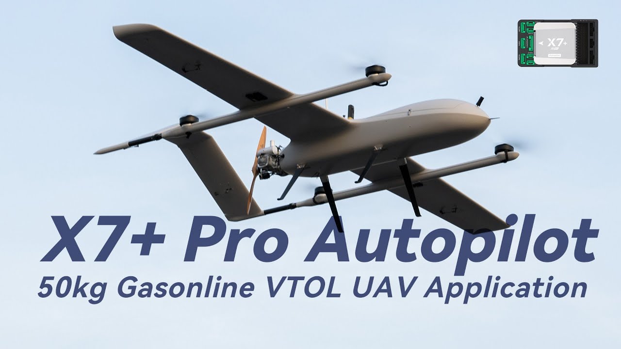 Fill Up! 50kg Gasoline VTOL UAV lasts up to 8 hours flight time！ - YouTube