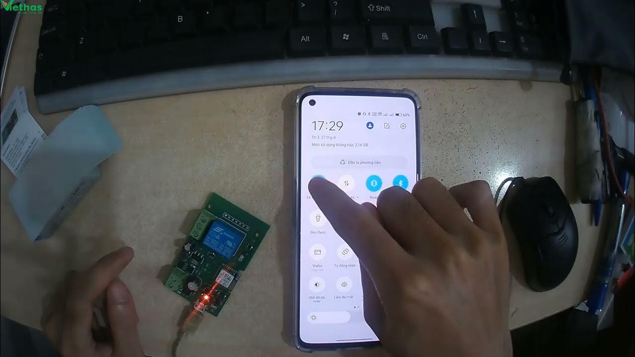 Hướng dẫn cài mạch sonoff 7-23v - YouTube