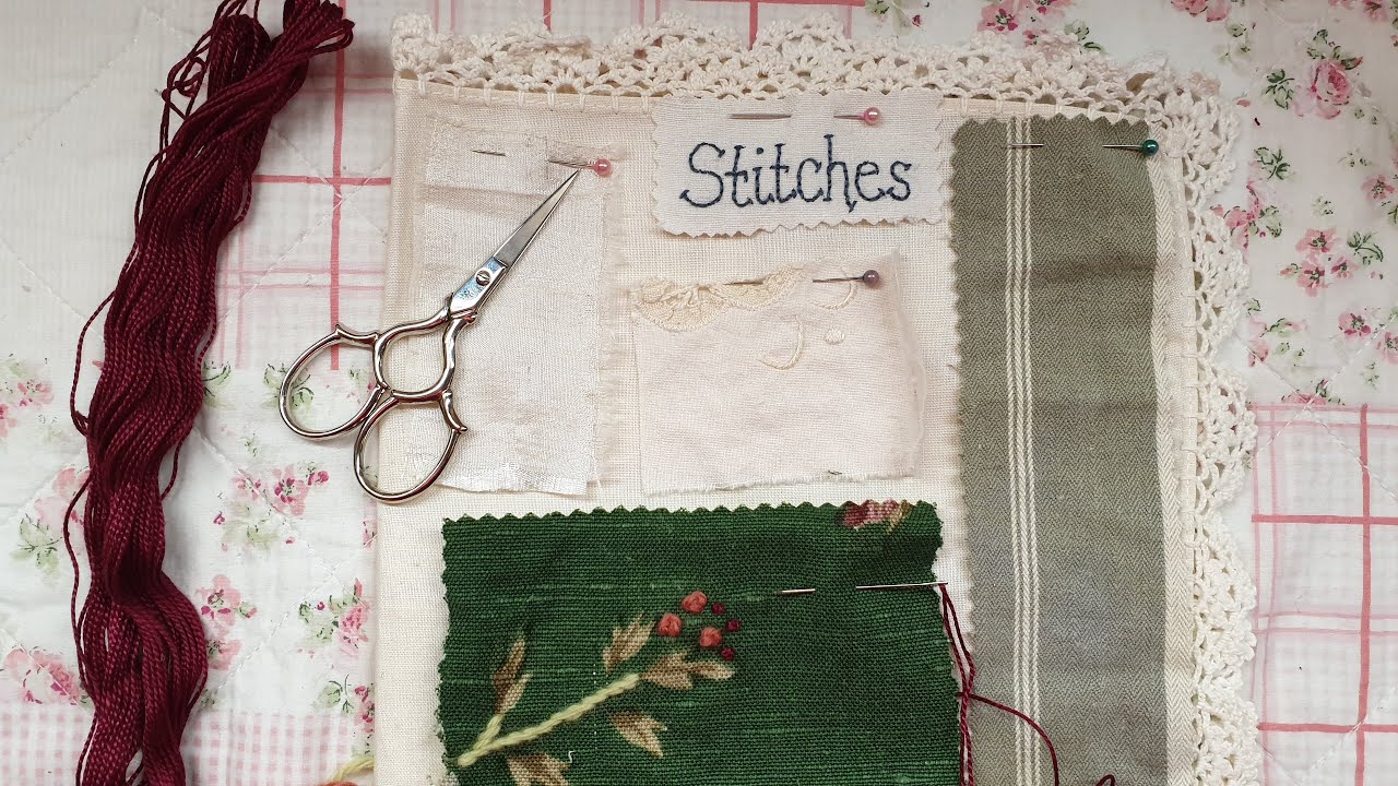 Creating A Sewing Sampler Journal #10 - YouTube