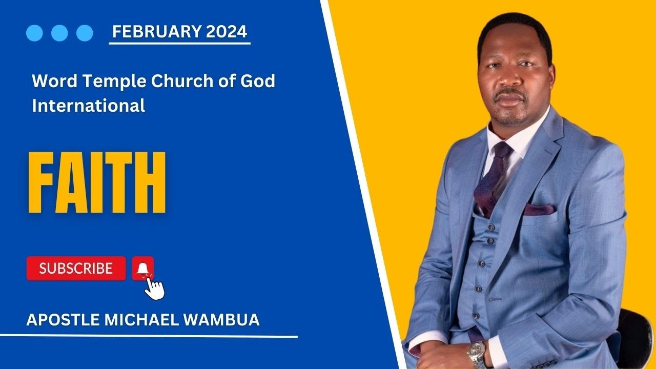 Confidence, A Component of Faith || Apostle Michael Wambua - YouTube