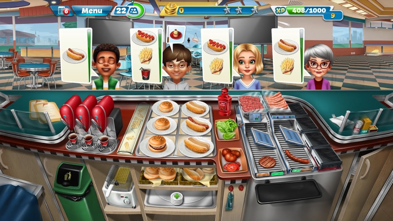 Cooking fever Level 10 Upgraded replay - YouTube